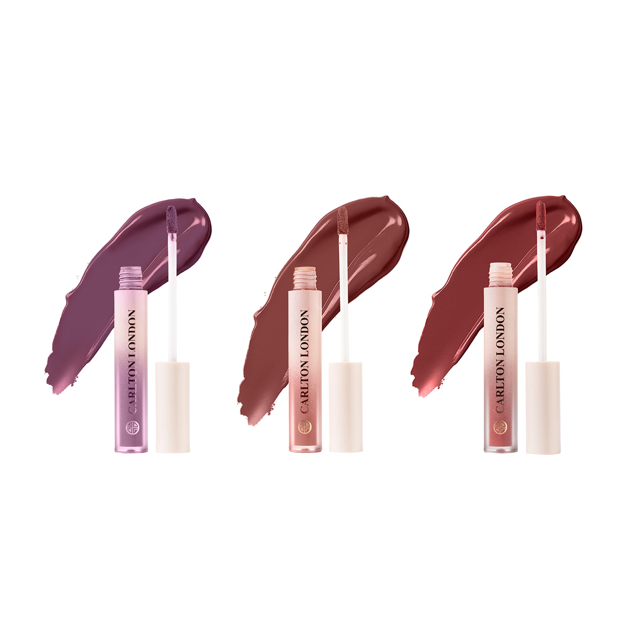 Liquid Lipsticks combo set - Pack of 3 (Burnt berries, chai latte, day